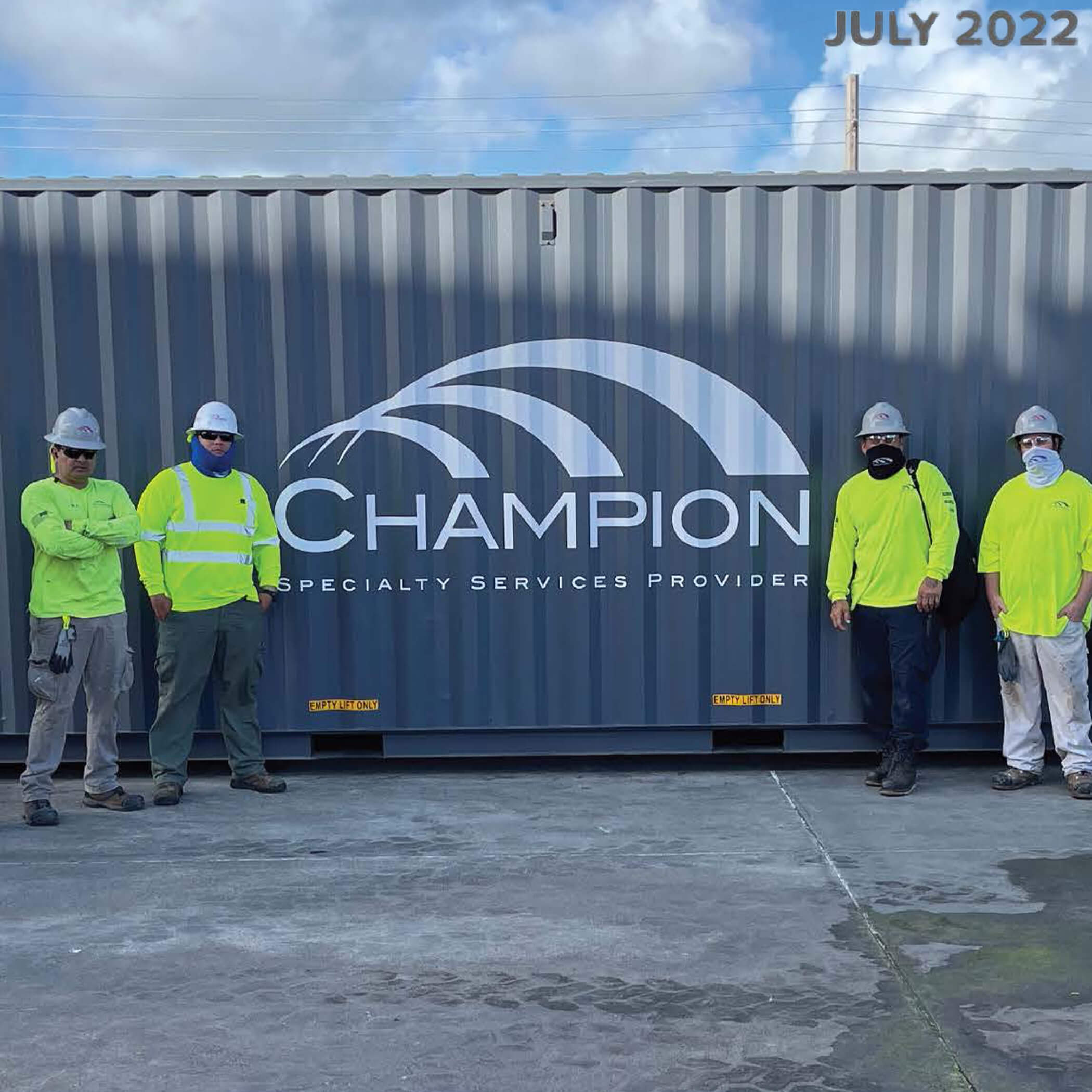 Champion Safety Newsletter July 2022 - Champion Specialty Services Provider